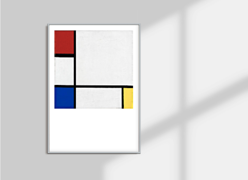 Piet Mondrian _ Composition IV, 1929 – L'Atelier Glöd